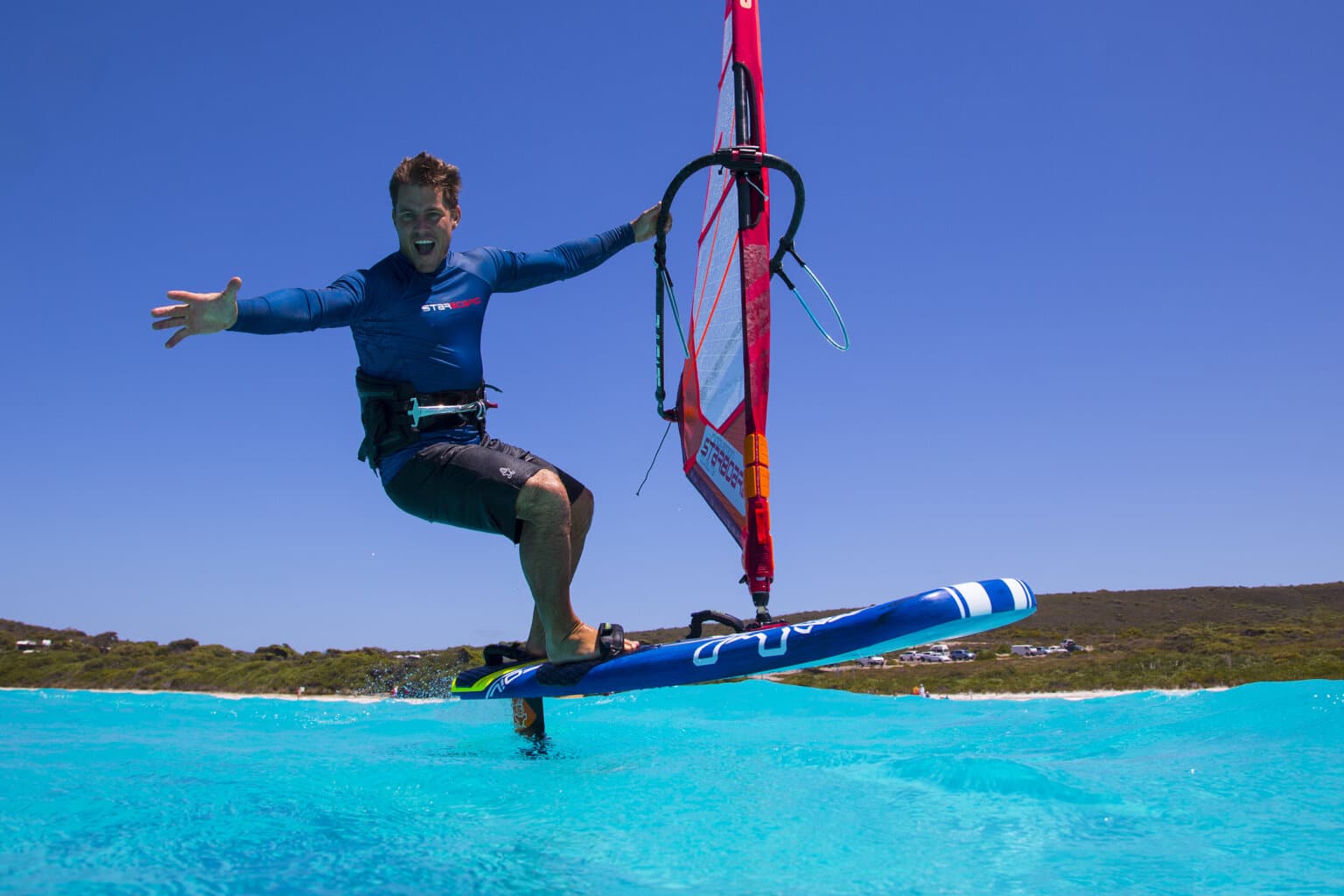 Wind foiling, feeling able to fly - Foiling Netherlands